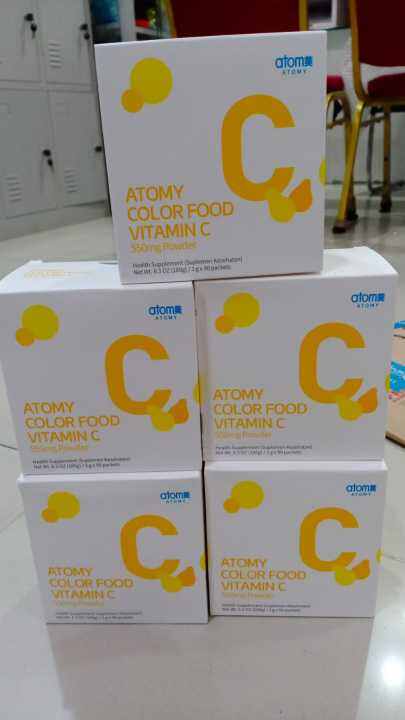 ATOMY COLOR FOOD VITAMIN C 1 BOX ISI 90 SAC ORI 💯 | Lazada Indonesia