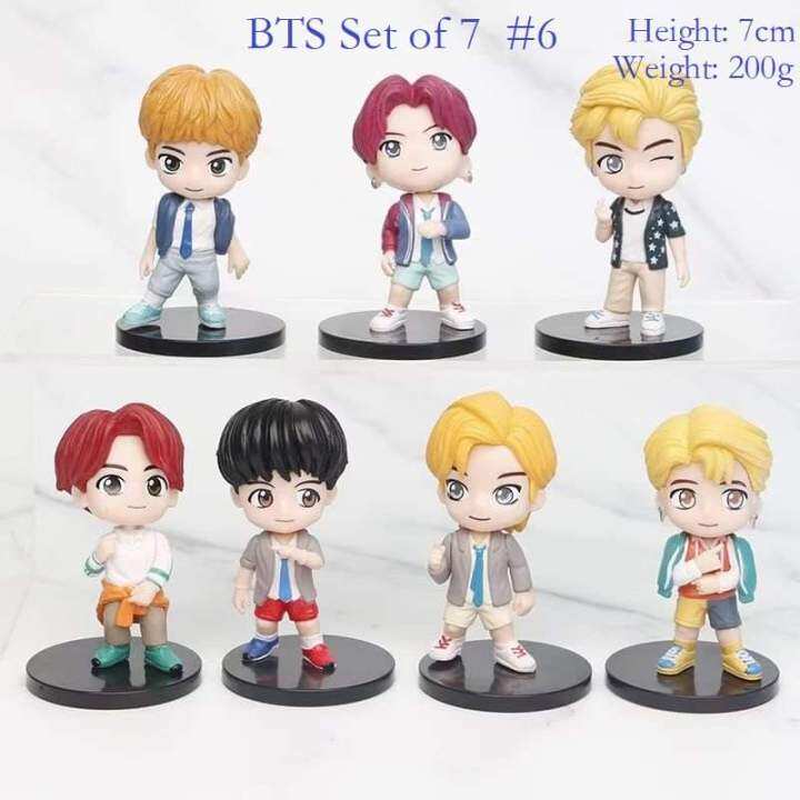 shop : BTS KPop Group Idol Toy Figure Cake Topper | Lazada PH