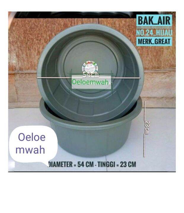 Bak air besar 24 / baskom air besar 24 | Lazada Indonesia