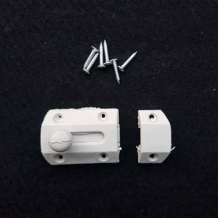 Grendel Slot Pintu / Gerendel pintu Pvc Kamar Mandi Toilet Wc | Lazada ...