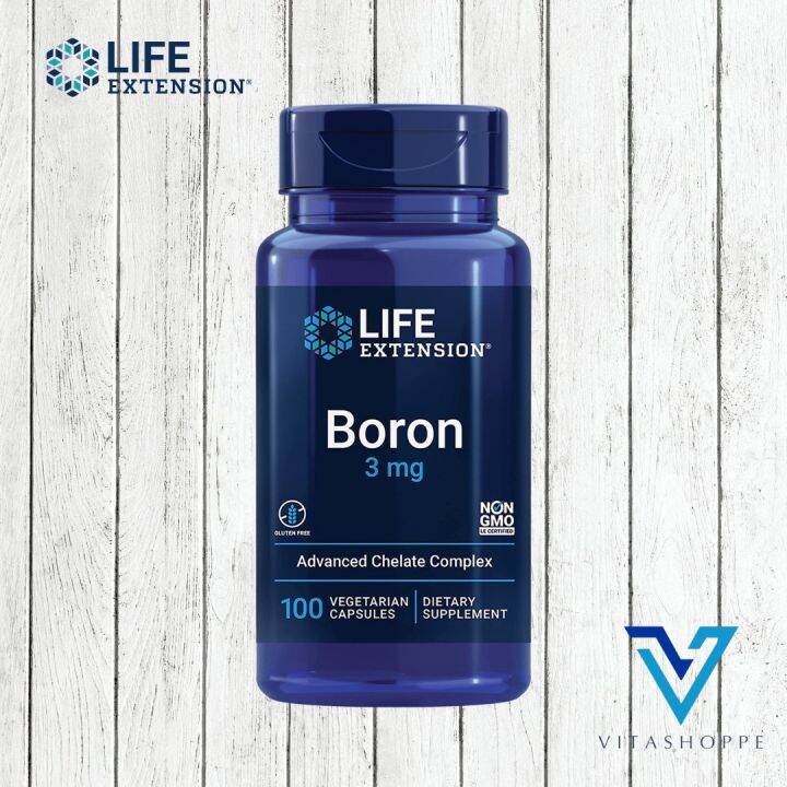 Life Extension Boron 3mg Advanced Chelate Complex 3mg 100 Vegetarian ...