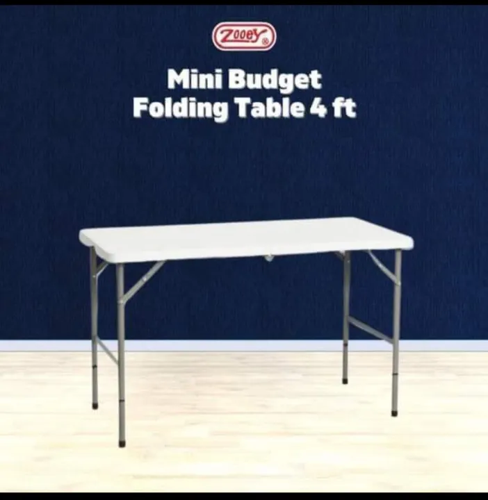 zooey folding table solid plastic adjustable high and low table | Lazada PH