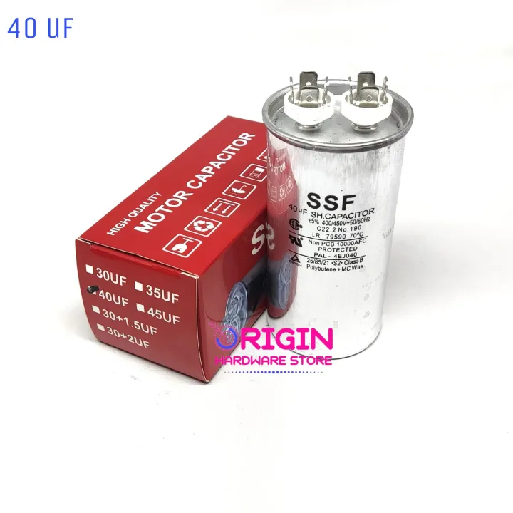 Kapasitor AC 40 uf/Capacitor 40 Micro/Kapacitor Air Conditioner Mikro | Lazada Indonesia