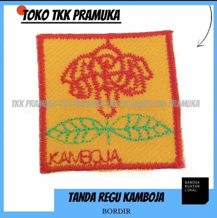 Tanda regu pramuka / Tanda regu putri Kamboja bordir | Lazada Indonesia