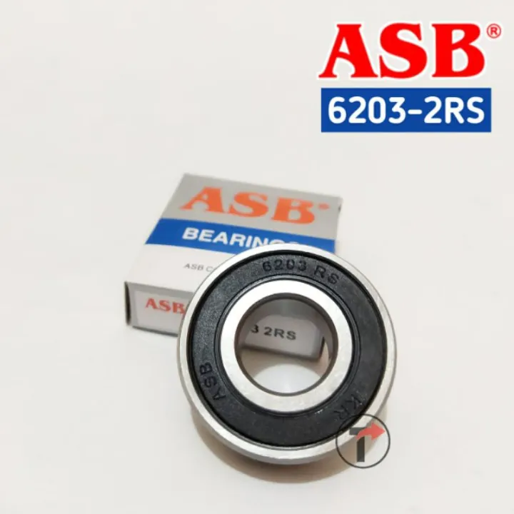 Laher laker ball bearing 6203 2rs merk asb | Lazada Indonesia