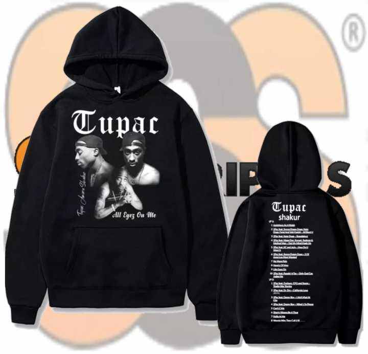 HOODIE JUMPER TUPAC ALL EYES ON ME RAPPER TUPAC SHAKUR | Lazada Indonesia