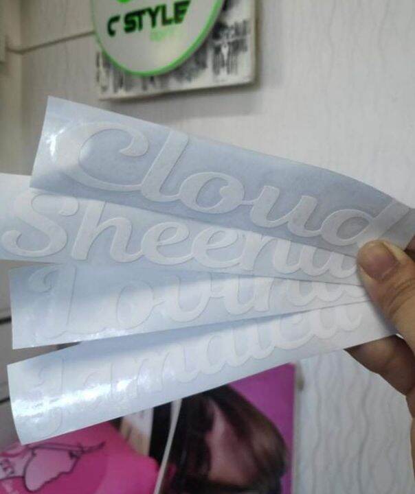 Customized Decal Sticker (waterproof) | Lazada PH