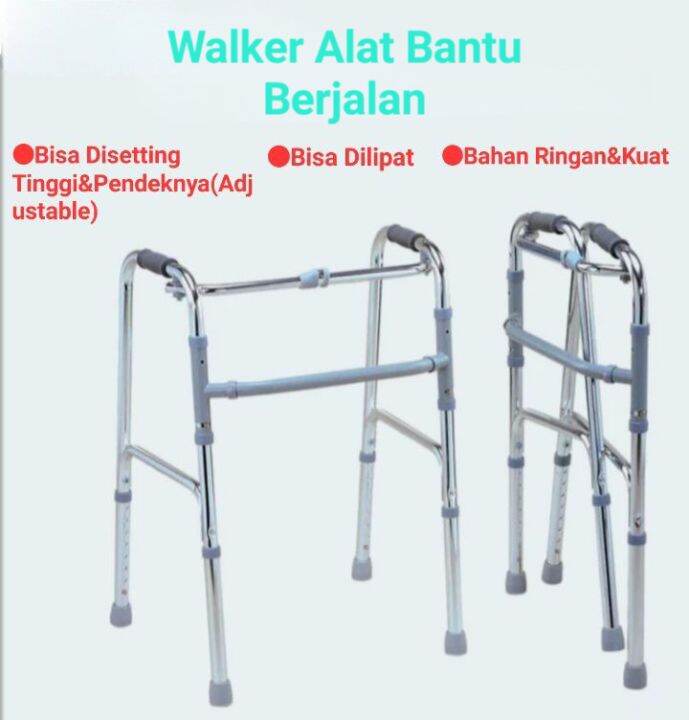 Walker Alat Bantu Jalan Lansia Orang Tua / Walker Alat Bantu Jalan ...
