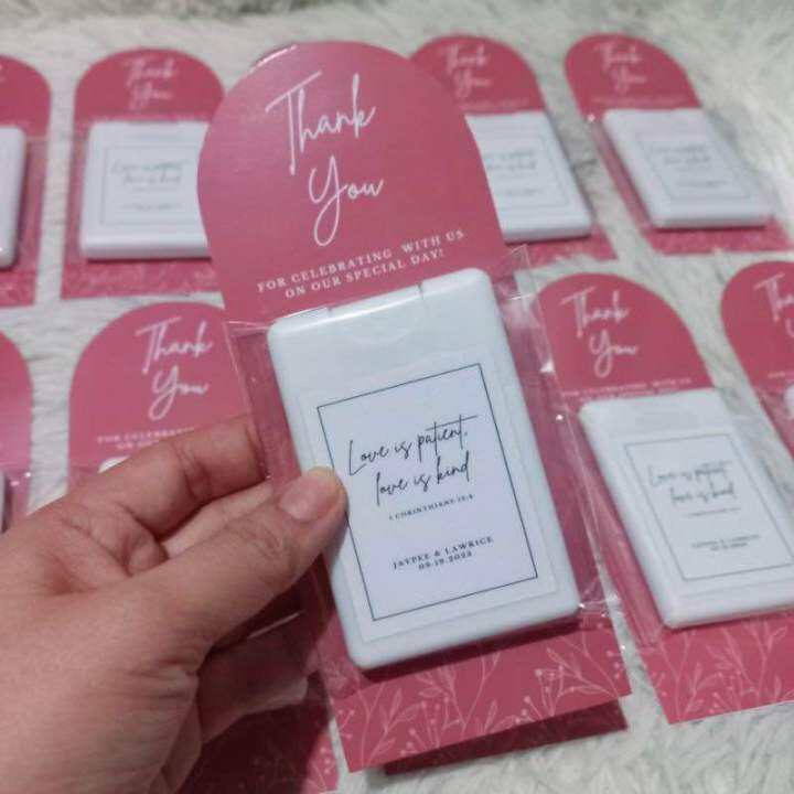 Customized Card Style Spray 20ml for Souvenirs & Giveaways | All kinds ...