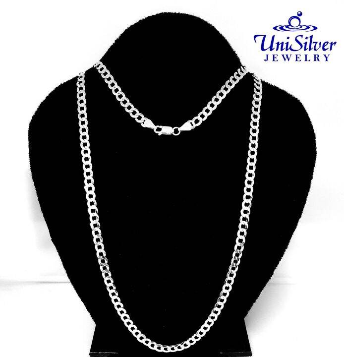 Unisilver 925 Sterling Men's Necklace (MNF46) | Lazada PH