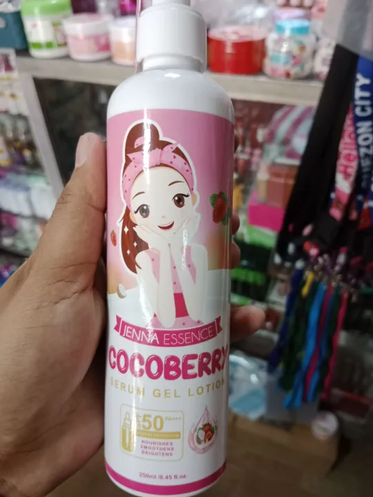 Jenna Essence Cocoberry Serum Gel Lotion SPF50 PA UVA UVB 250ml | Lazada PH