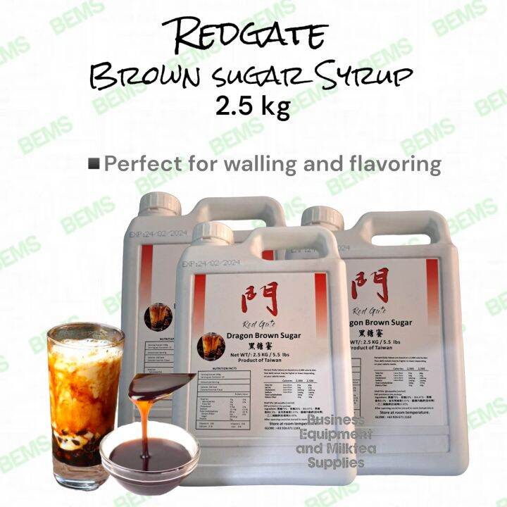 Redgate Tiger Brown Sugar Syrup walling flavor for milktea red gate 2 ...