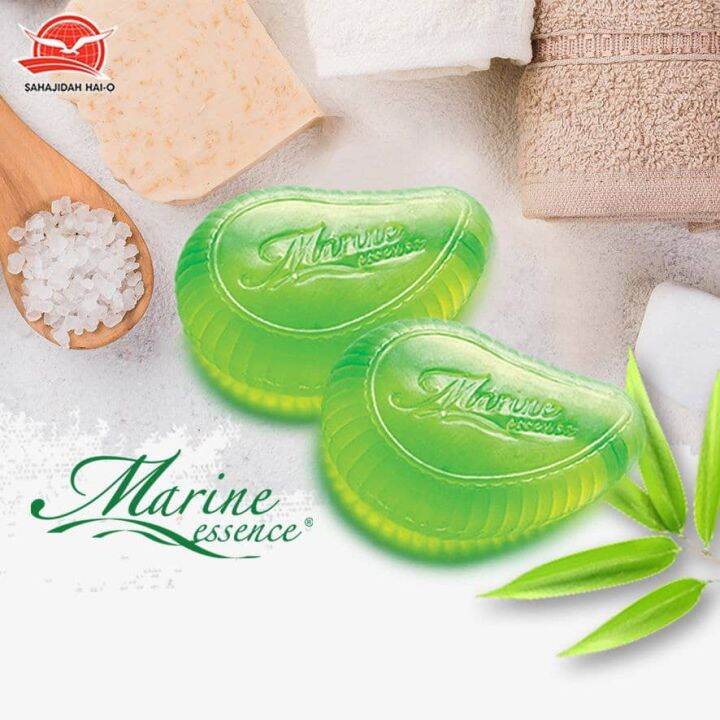[ORIGINAL] SABUN HIJAU MARINE ESSENCE DENGAN GARAM BULUH | Lazada