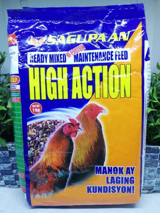 Sagupaan High Action (1kg)Ready Mix Hi-Protein Maintenance feed | Lazada PH