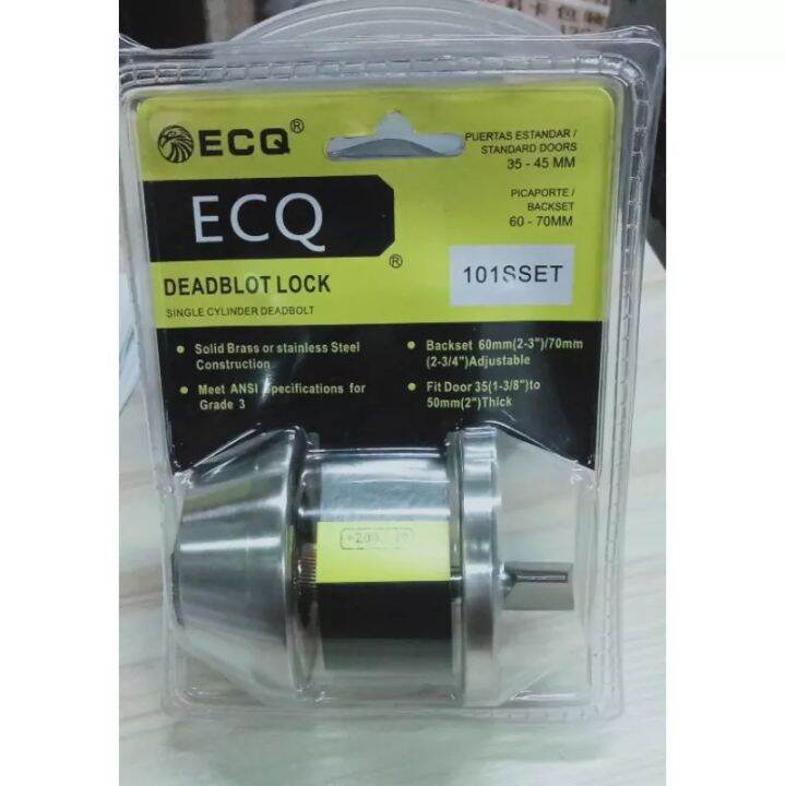 DEADLOCK ECQ SINGLE LOCK CYLINDER | Lazada PH