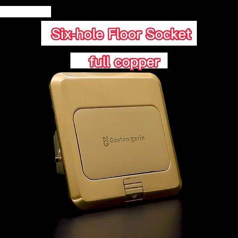 【BUY 1 TAKE 1】Floor Socket Invisible Floor Outlet Pop Up 6 Prong ...