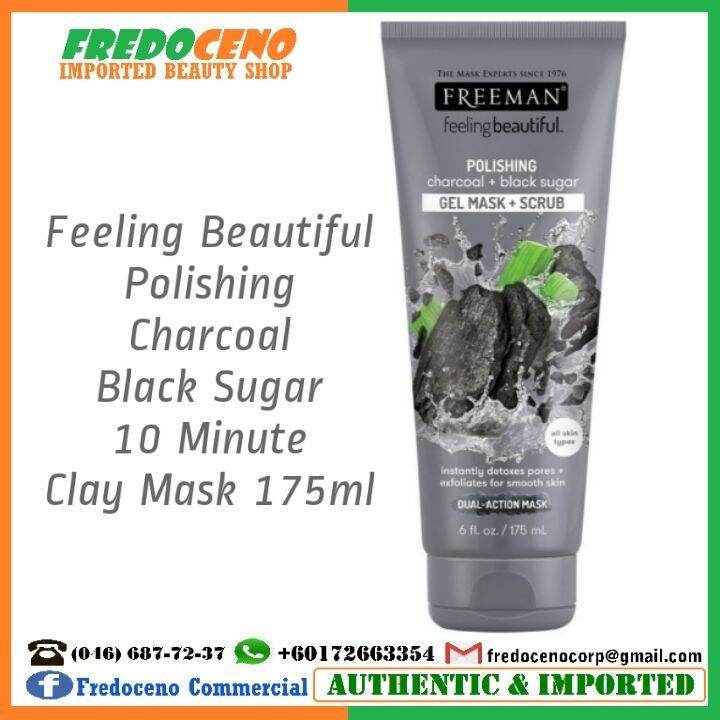 Freeman Facial Charcoal & Black Sugar Polish Mask 175ml (Imported from ...