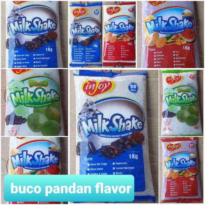 MILK SHAKE POWDER MIX BUCO PANDAN FLAVOR 1 KILO | Lazada PH