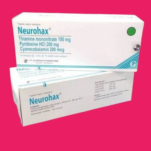 neurohax box isi 100 tablet multivitamin | Lazada Indonesia