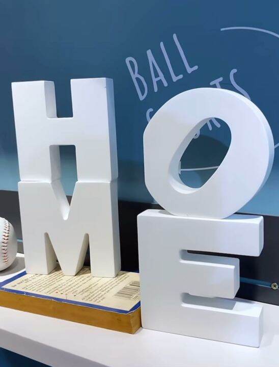 Tulisan Deco PVC Letter Huruf Letter Box Home Party Table Sign Home ...