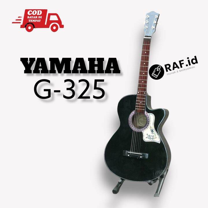 GITAR AKUSTIK YAMAHA HITAM G-325 BISA BAYAR DI TEMPAT | Lazada Indonesia