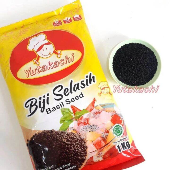 Biji Selasih Yutakachi 50 Gram Biji Selasih Kualitas Super Premium ...