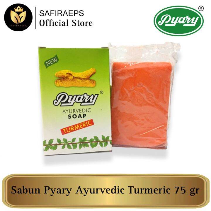 Sabun Pyary Ayurdevic Turmeric 75 gr - Sabun Kunyit India | Lazada ...
