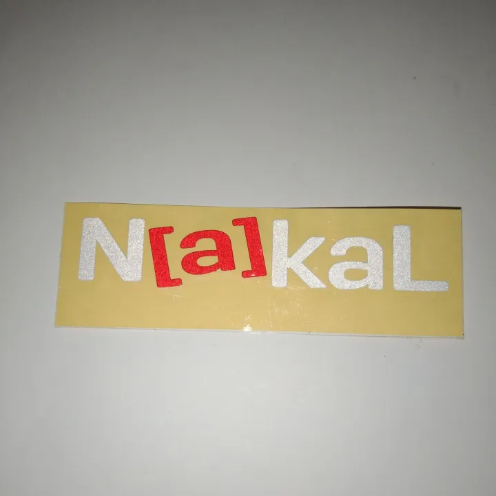 Stiker Nakal tulisan cutting skotlet | Lazada Indonesia