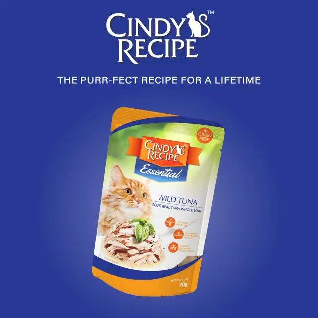 Cindy's Recipe Essential Pouch For Kitten & Cat Wet Food - 70g | Lazada