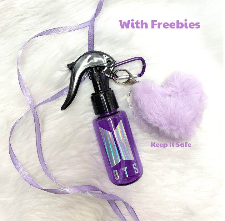 BTS Holographic Print Trigger Purple Bottle Spray | Lazada PH
