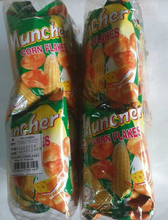 2 Pack Muncher Cheese Corn Flakes 70gx10 | Lazada PH