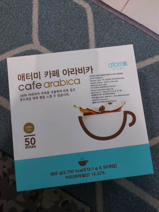 Cafe Arabica Atomy Kopi Arabika 1 kotak isi 50 sachet | Lazada Indonesia