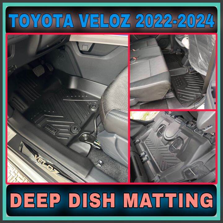 TOYOTA VELOZ 2022-2024 DEEP DISH MATTING | Lazada PH