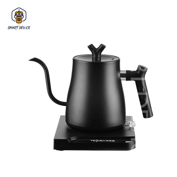 Electric Stainless Steel Heating Kettle with Long Thin Mouth Smart Pot ...