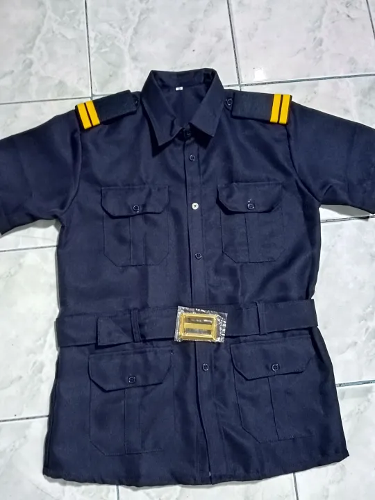 Navy Blue Bust Jacket With Shoulder Board | Lazada PH