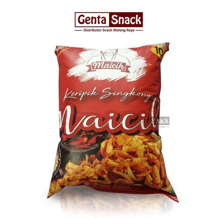 MAICIH KERIPIK SINGKONG VARIAN LEVEL 10 100G | KERIPIK SINGKONG PEDAS ...