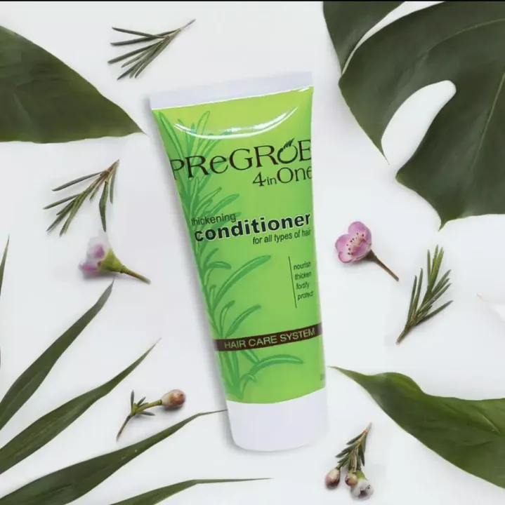 Pregroe 4 in one Hair Thickening Conditioner for all types of hair ...