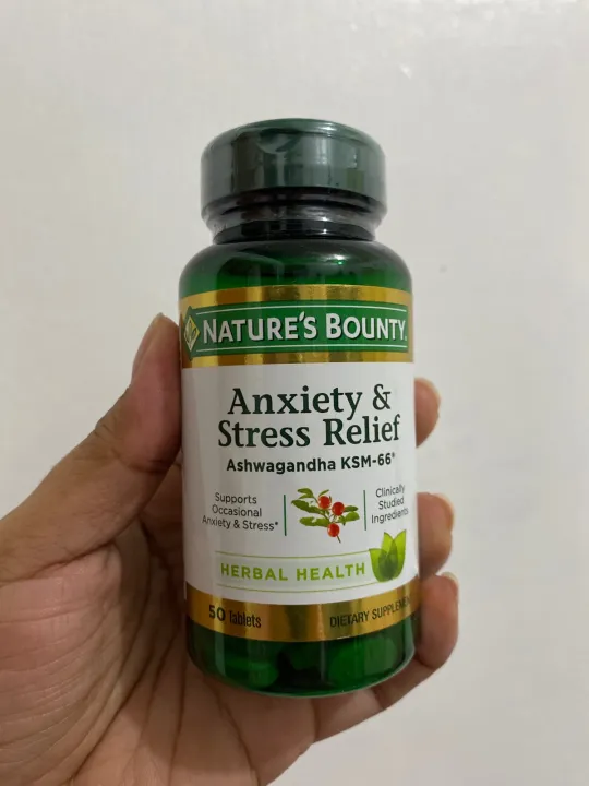 Nature’s Bounty Anxiety/Stress Relief 50 tabs | Lazada PH