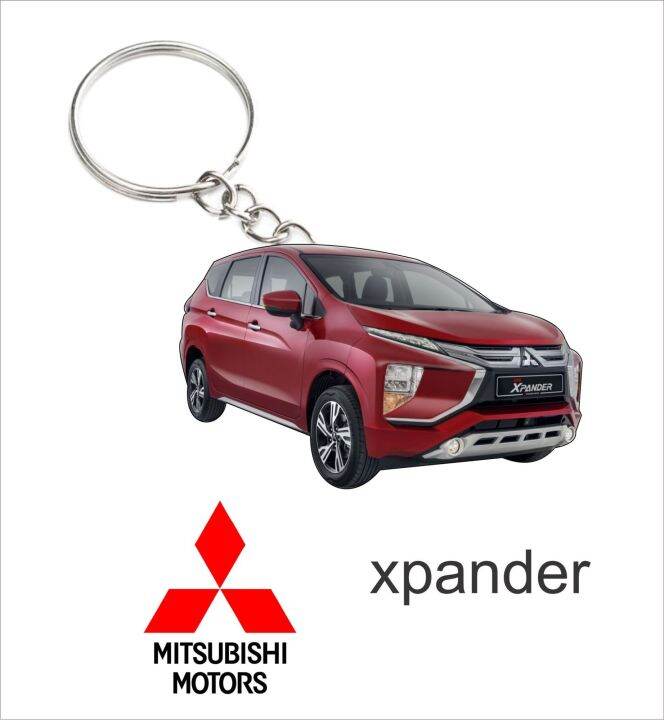 Mitsubishi Xpander keychain 2d xpander merah | Lazada