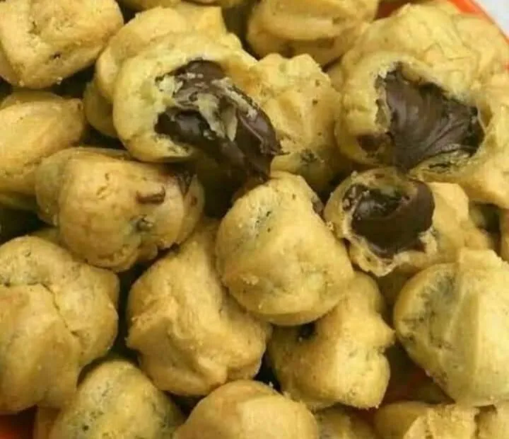 kue soes kering rasa coklat(250gram)soes kering kiloan snack kiloan ...