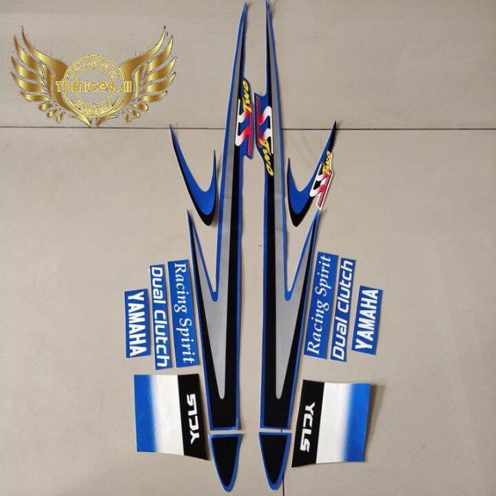 striping yamaha fizr f1zr ss two ss 2 biru silver list body standar ...