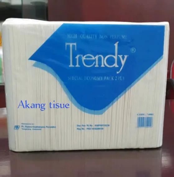 Tissue Kiloan Merk Trendy Ukuran 20×21×10cm 800gram/2ply/1000sheets Non ...