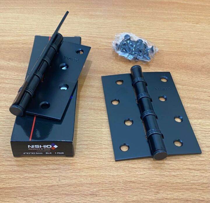 Engsel Besi Nishio Black Series 4 Inch | Lazada Indonesia