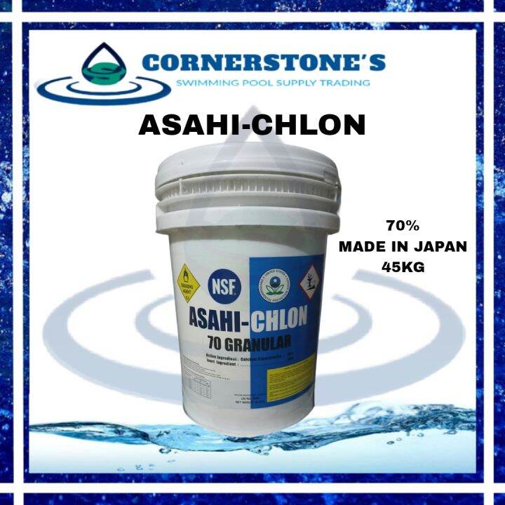 ASAHI-CHLON CHLORINE 70% 45KG | Lazada PH