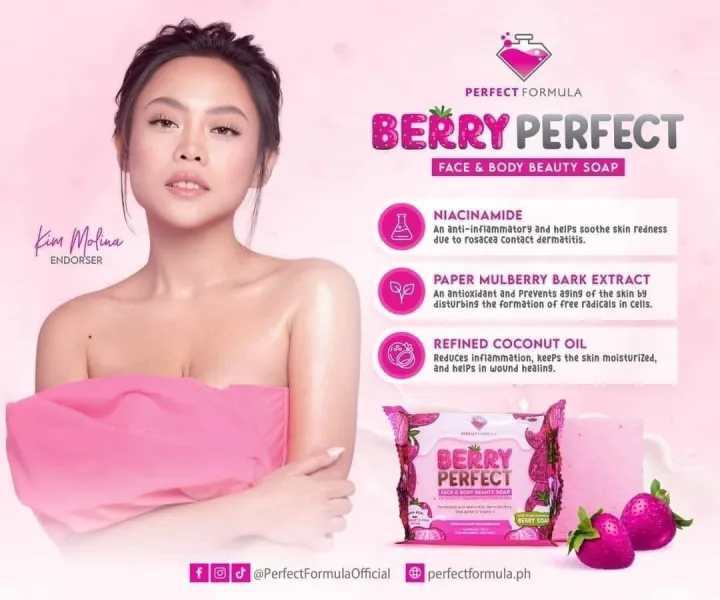 Perfect formula Berry perfect face & body beauty soap | Lazada PH