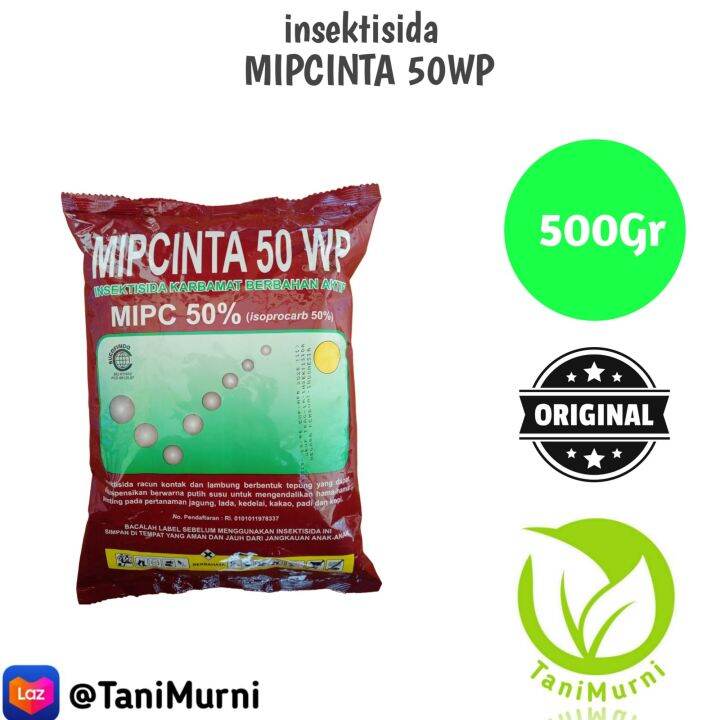 Mipcinta 50 WP 500 Gram Insektisida isoprocarb racun kontak dan lambung | Lazada Indonesia