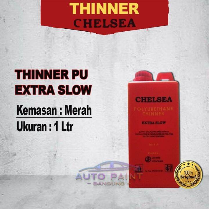 Tinner Tiner Thinner Pu Chelsia Extra Slow Dan PU F7 - 1 Liter-Pengencer Cat Duco dan PU ...