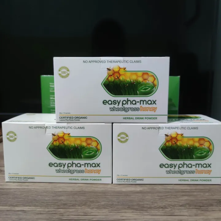 Wheatgrass with Honey by Easy-Phamax 15 sachets | Lazada PH