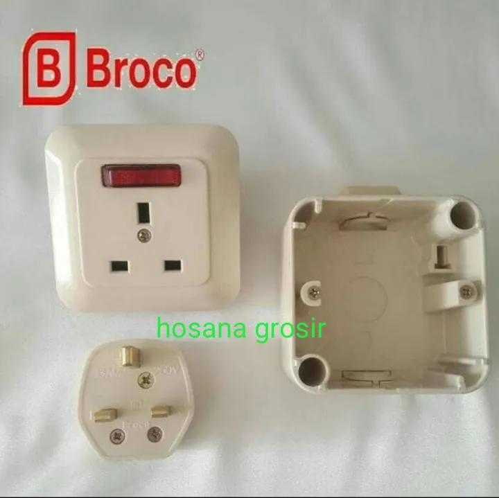 BROCO AC SET GRACIO / BROCO STOP KONTAK AC / AC SET BROCO | Lazada ...