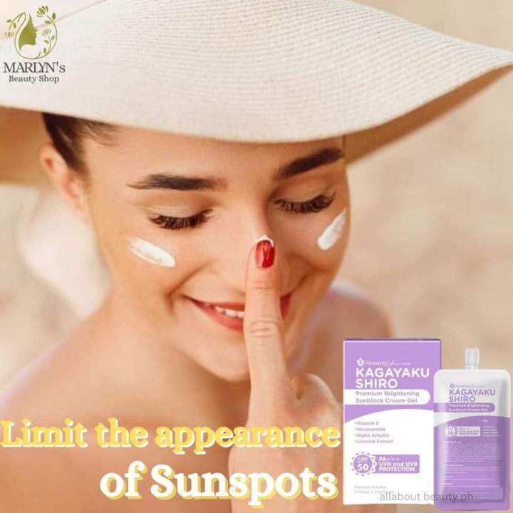 KAGAYAKU SHIRO PREMIUM BRIGHTENING SUNBLOCK CREAM | Lazada PH